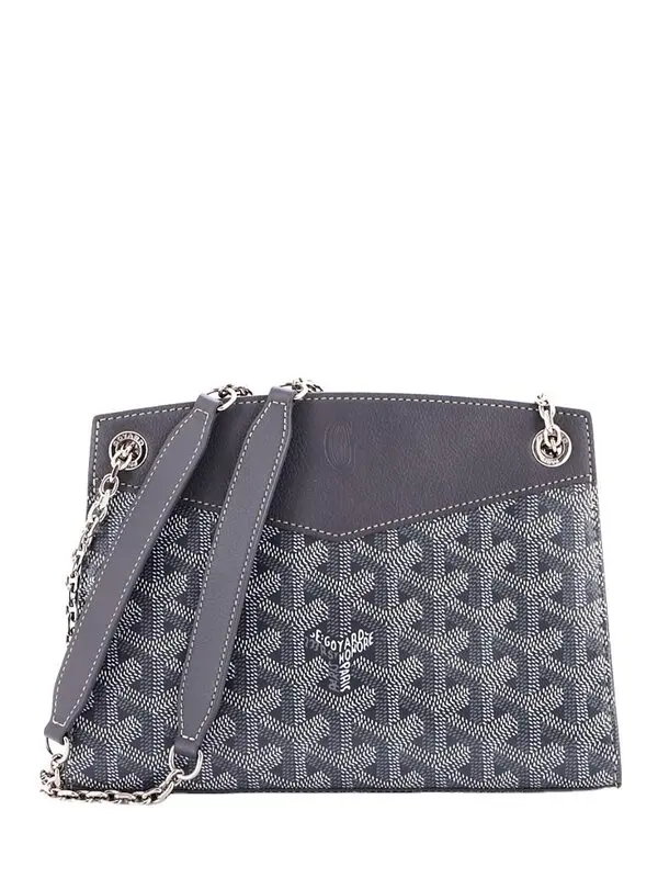 Goyard Structured Rouette Shoulder Bag - Gray