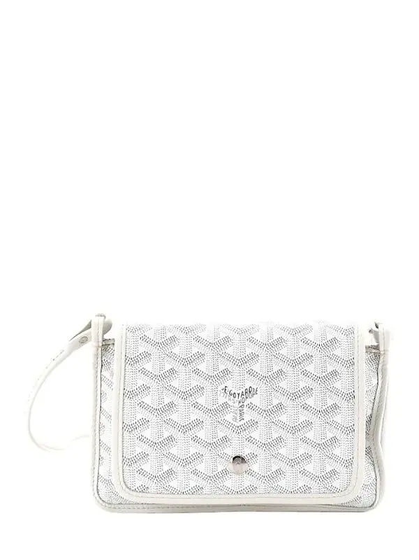 Goyard Plumet Clutch Wallet Coated Canvas - White