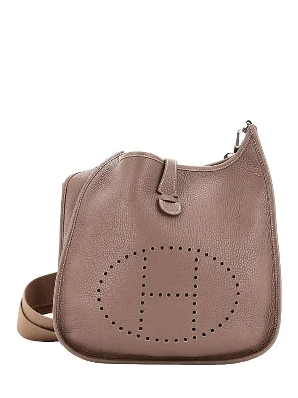 Hermès Pm Evelyne Gen Iii Clemence Bag - Gray