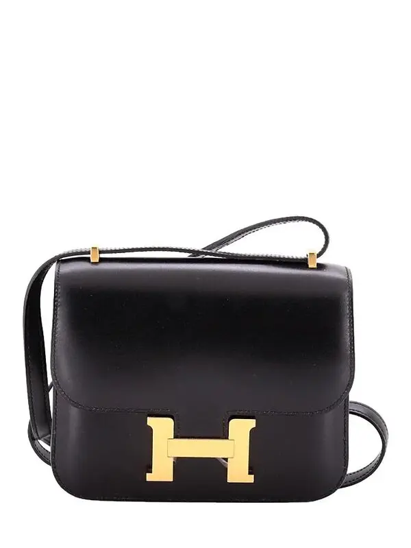 Hermès 18 Constance Nm Bag Box Calf - Black