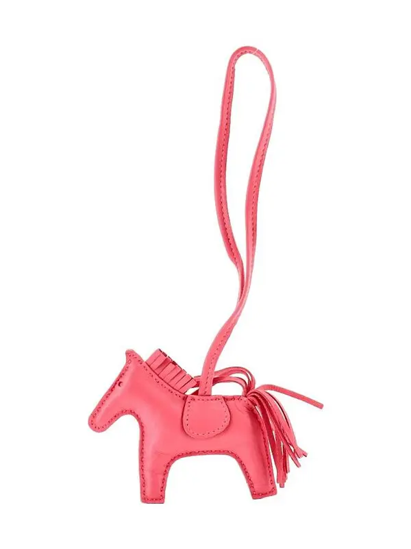 Hermès Grigri Rodeo Bag Charm Leather - Pink
