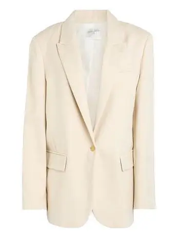 FORTE_FORTE Single-breasted Blazer - Beige