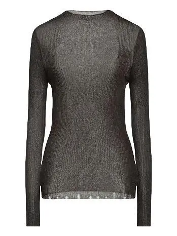 Pinko Sweater In Viscose, Metallic Fiber And Polyamide - Brown
