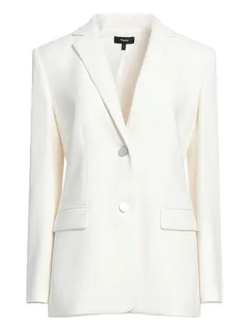 Theory Single-breasted Blazer - Cream