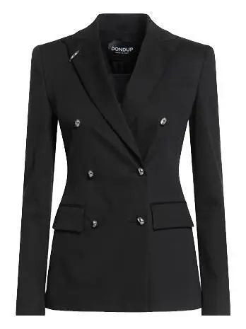 DONDUP Blazer In Modal, Cotton, And Elastane - Black