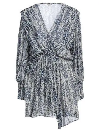 DONDUP Mini Flared Dress - Blue