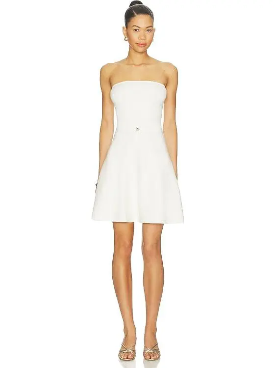 KARINA GRIMALDI Mira Knit Mini Dress - White