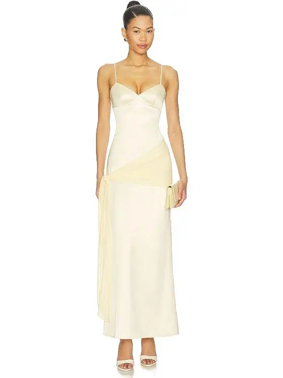 Majorelle Emmie Gown - Butter Yellow