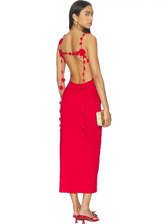 Cult Gaia Giuliana Dress - Vermillion