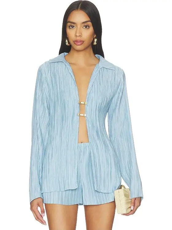 Cult Gaia Clarabelle Top With Gold-tone Hardware - Coastal