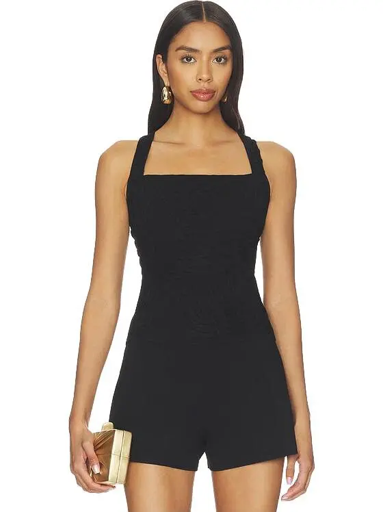 Cult Gaia Stella Knit Top - Black