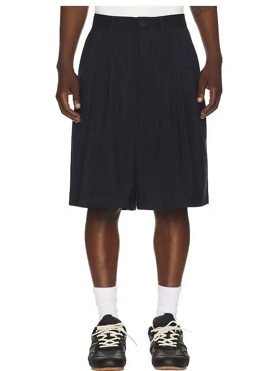 KROST Eco Pleated Short - Dark Navy
