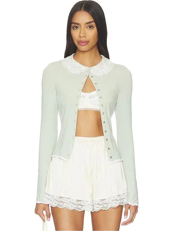 FAIT PAR FOUTCH Edith Cardigan - Sage