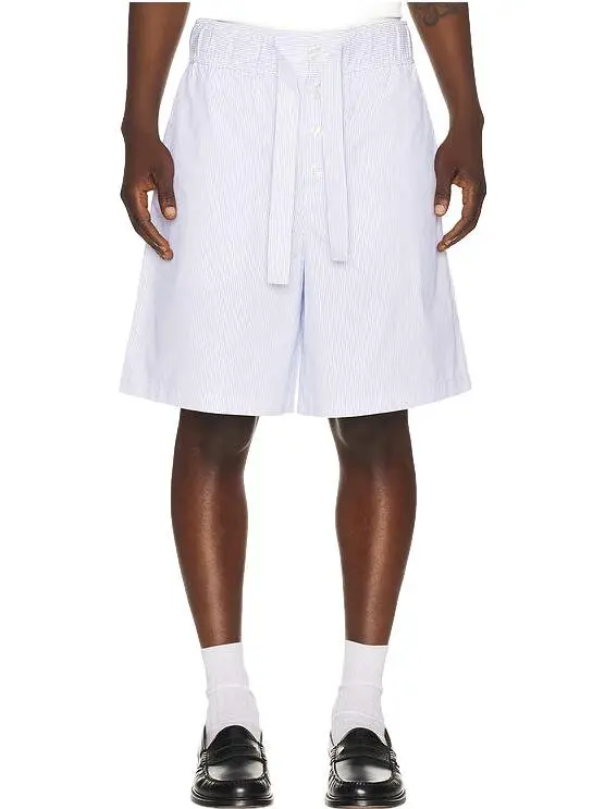 KROST Cotton Stripe Short - Dutch Blue