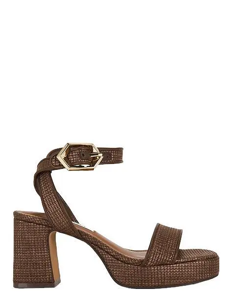 Steve Madden Elida Sandal - Brown Raffia