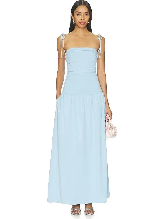ALL THE WAYS Orelia Maxi Dress - Baby Blue