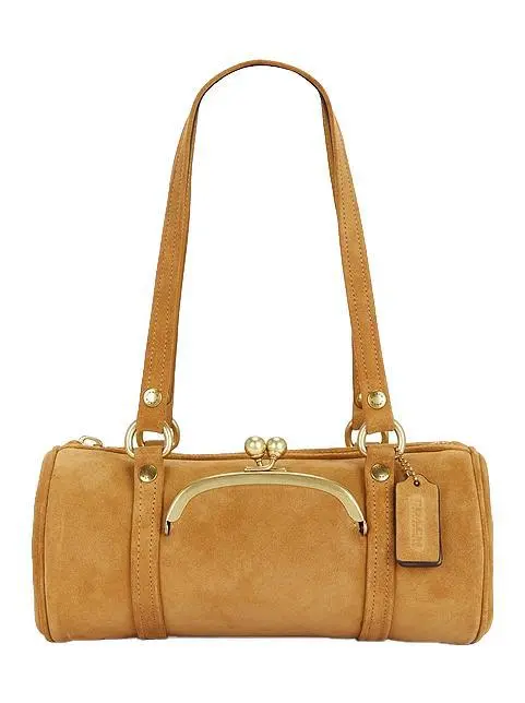 COACH Originals Kisslock Barrel Bag 28 - Caramel
