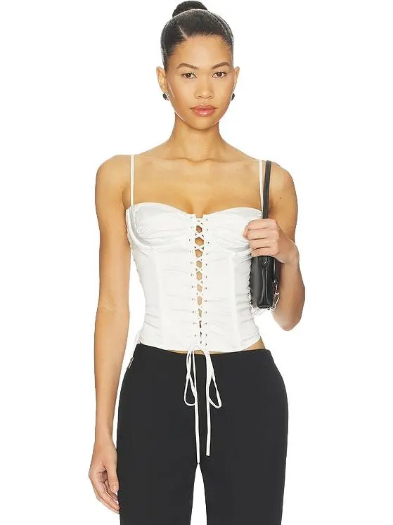Miaou Emilia Corset - White