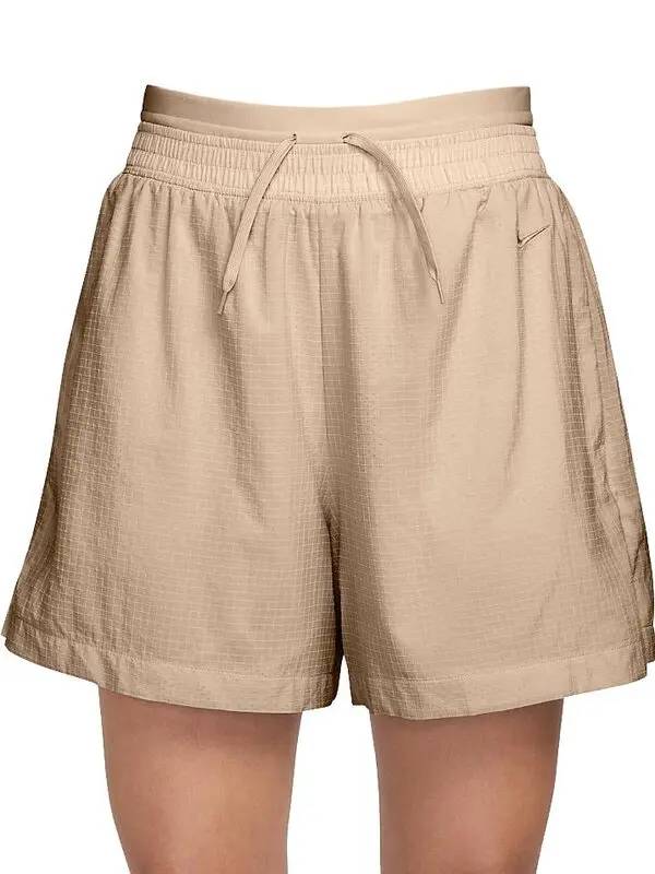 Nike Sportswear Loose High-waisted Lightweight Ripstop Shorts - Linen/linen