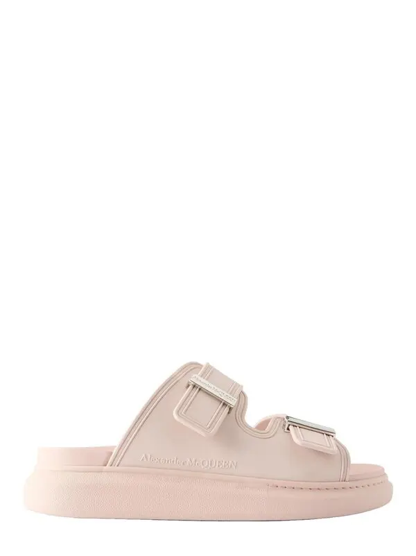 Alexander McQueen Rubber Exaggerated-sole Sandals - Pink