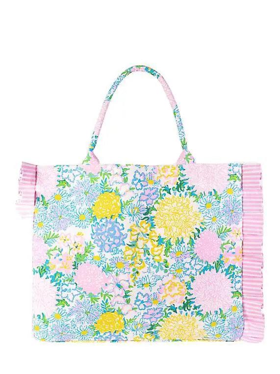 Lilly Pulitzer® Printed Canvas Tote Bag - Multi Lilly Garden Home