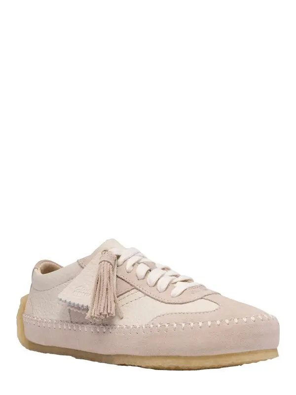 Clarks Tor Low Sneakers - Off White Suede