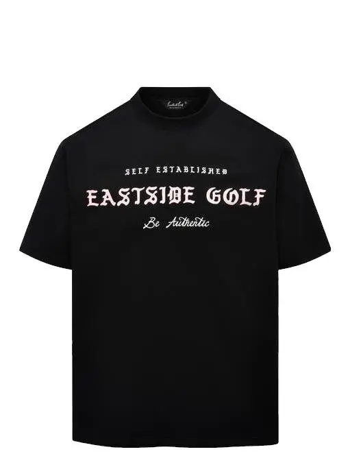 EASTSIDE GOLF Headline Graphic T-shirt - Black