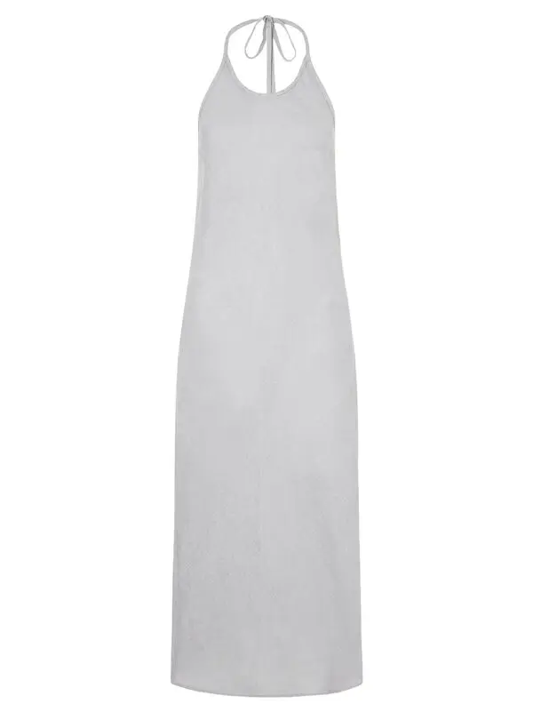 JAMES PERSE Linen Midi Dress - Gray