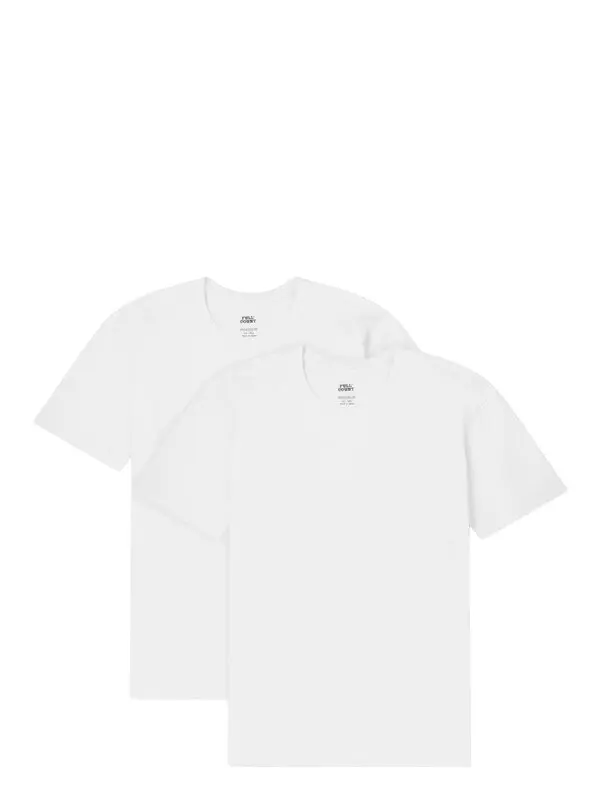 FULLCOUNT Two-pack Cotton-jersey T-shirt - White