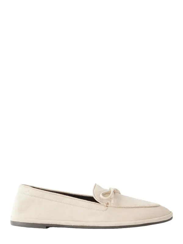 EMME PARSONS Parker Suede Loafers - Neutrals