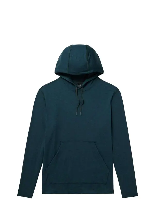 Lululemon Stretch Recycled-jersey Hoodie - Petrol