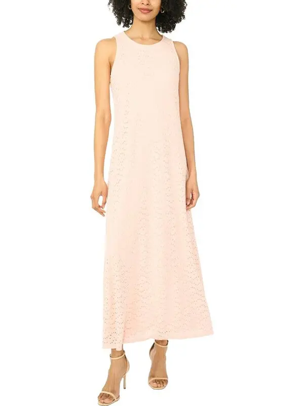 Vince Camuto Eyelet Maxi Dress - Bright Peri