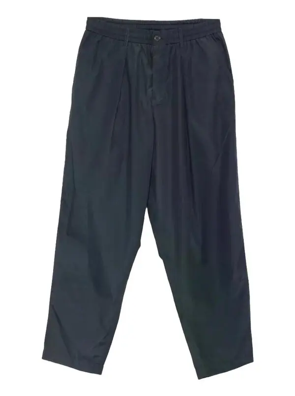 Universal Works Pleated Elasticated-waist Trousers - Blue
