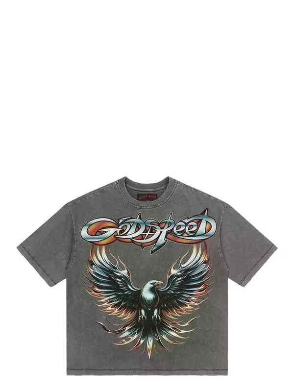 GODSPEED Eagle Eye Graphic-print T-shirt - Grey