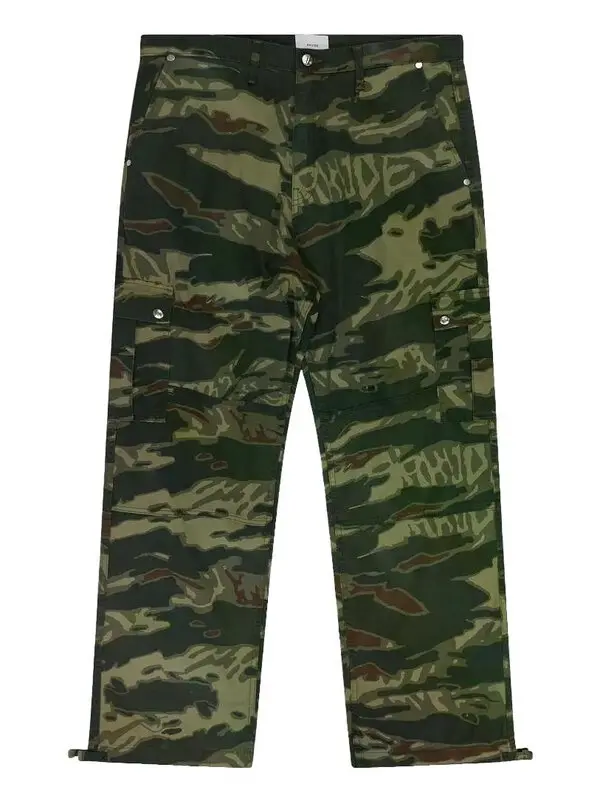 Rhude Camouflage-print Cargo Pants - Green