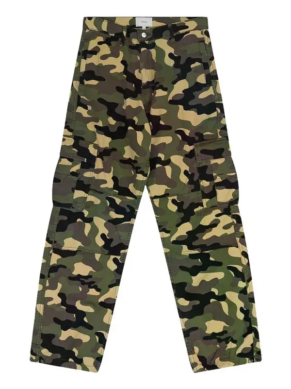 Rhude Linares Camouflage-print Cargo Pants - Green