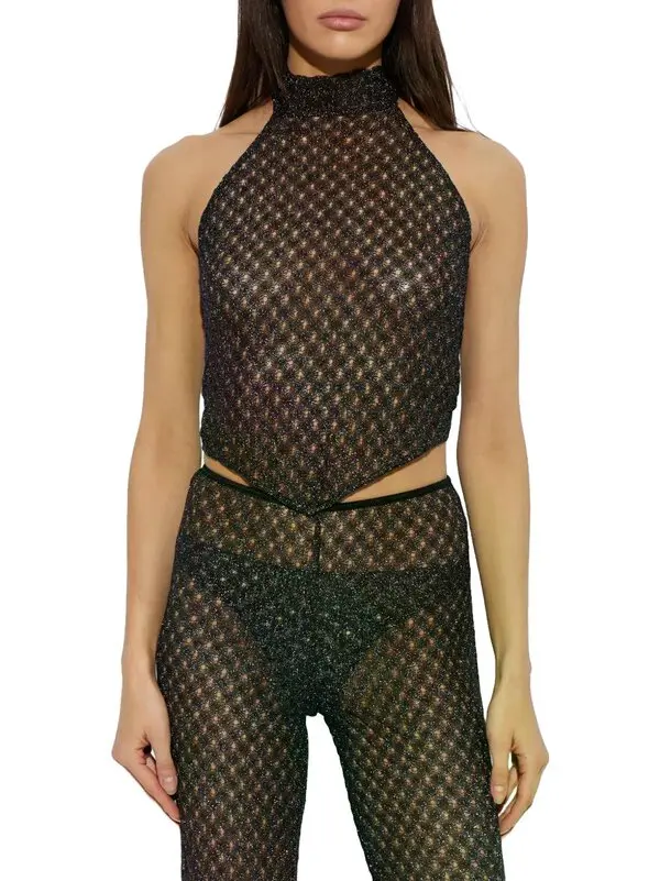 Missoni Halterneck Top - Black
