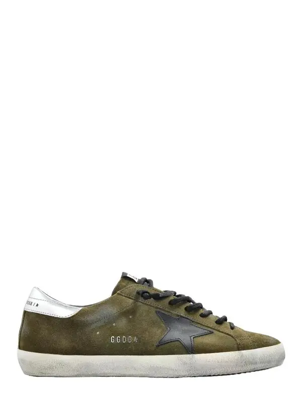 GOLDEN GOOSE Super-star Star-patch Sneakers - Green