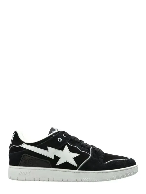 A BATHING APE Sk8 Sta #2 M2 Star-patch Sneakers - Black