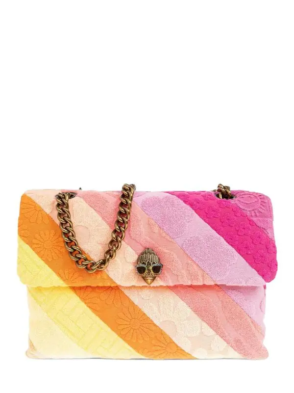 Kurt Geiger Kensington Towelling Shoulder Bag - Pink