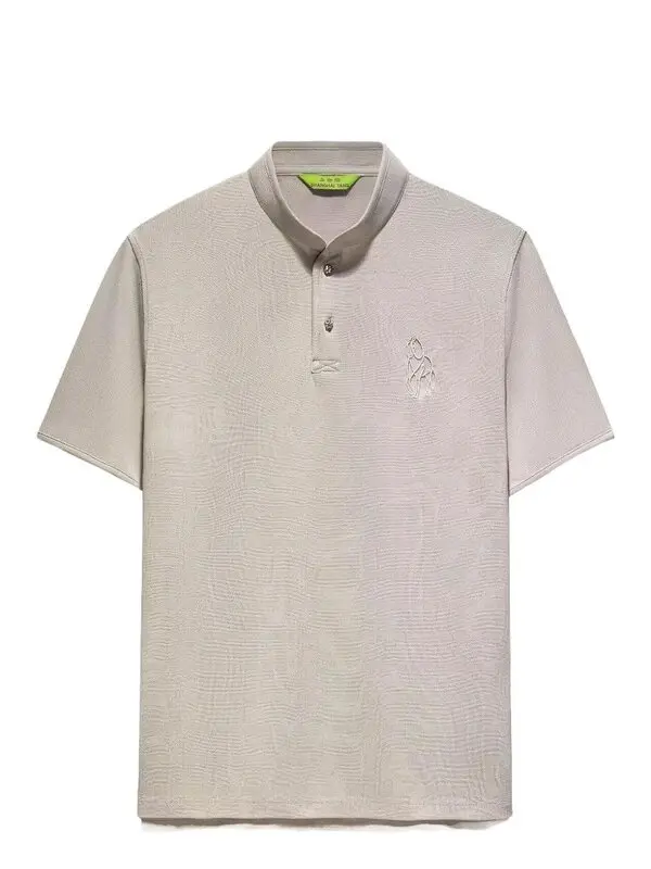 Shanghai Tang Tang Horse Polo Shirt - Neutrals