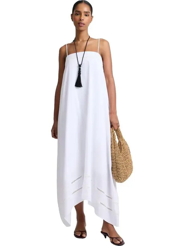 Onia Square Neck Maxi Dress - White