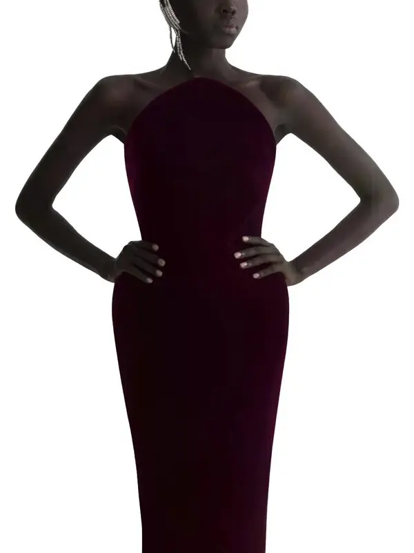 MUGLER Velvet Gown - Purple