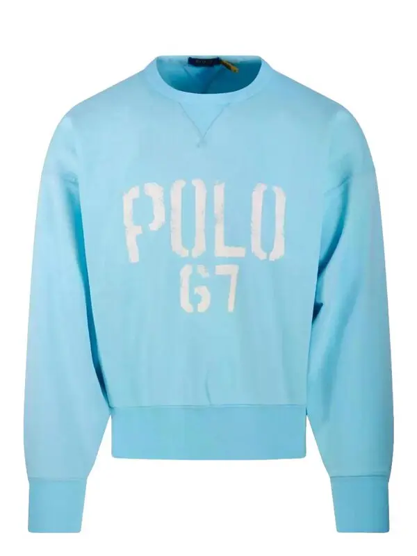 Ralph Lauren Logo-print Pullover Sweater - Blue