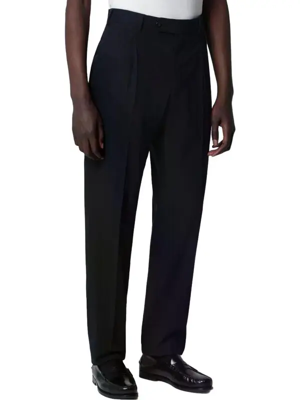 PT TORINO Pleated Detail Trousers - Blue