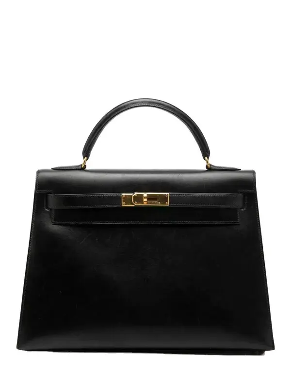 Hermès 1971 Kelly Sellier 32 Satchel - Black