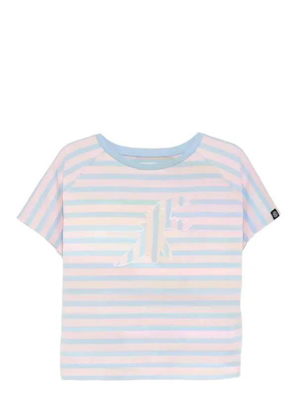AGNES B. Dino Applique T-shirt - Blue