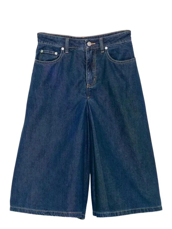 AGNES B. Denim Skort - Blue
