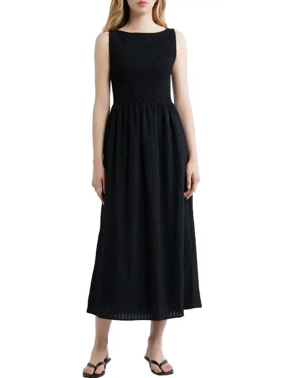 Hill House Home The Cosima Nap® Midi Dress - Black