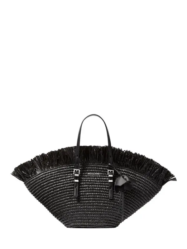 Michael Kors Isa Hand-crocheted Tote Bag - Black
